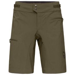 Norröna Norrøna - Women's Fjørå Flex1 Light Shorts - Radhose Gr M braun/oliv