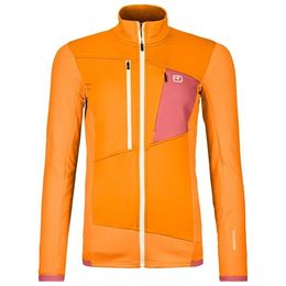 Ortovox - Women's Fleece Grid Jacket - Fleecejacke Gr L orange