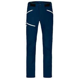 Ortovox - Westalpen Softshell Pants - Tourenhose Gr S blau