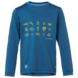 Vaude - Kid's Solaro L/S T-Shirt II - Funktionsshirt Gr 92 blau