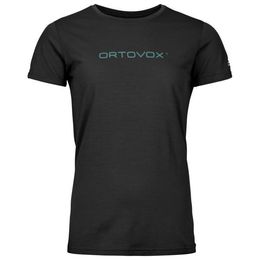 Ortovox - Women's 150 Cool Brand T-Shirt - Merinoshirt Gr XS schwarz