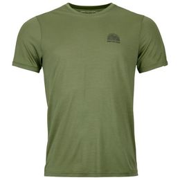 Ortovox - 120 Cool Tec Mountain Stripe T-Shirt - Merinoshirt Gr XL wild herbs