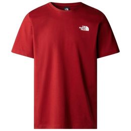 The North Face - S/S Redbox Tee - T-Shirt Gr S rot