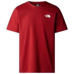 The North Face - S/S Redbox Tee - T-Shirt Gr L rot