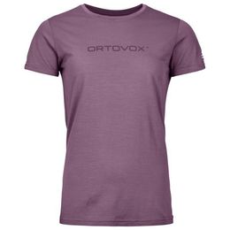 Ortovox - Women's 150 Cool Brand T-Shirt - Merinoshirt Gr XS lila