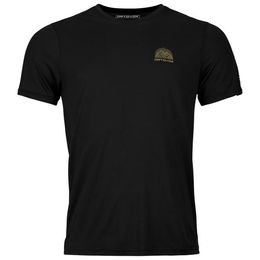 Ortovox - 120 Cool Tec Mountain Stripe T-Shirt - Merinoshirt Gr XXL schwarz