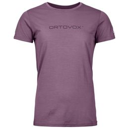 Ortovox - Women's 150 Cool Brand T-Shirt - Merinoshirt Gr XL lila