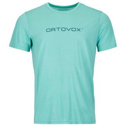 Ortovox - 150 Cool Brand T-Shirt - Merinoshirt Gr S türkis