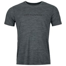 Ortovox - 150 Cool Brand T-Shirt - Merinoshirt Gr M grau