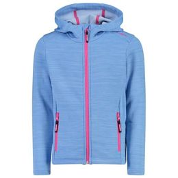 CMP - Girl's Jacket Fix Hood Stretch Performance - Fleecejacke Gr 98 blau