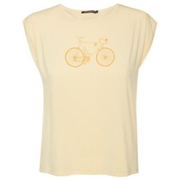 Greenbomb - Women's Bike Classic Timid - Tops - T-Shirt Gr XS beige