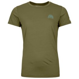 Ortovox - Women's 120 Cool Tec Mountain Stripe T-Shirt - Merinoshirt Gr S oliv