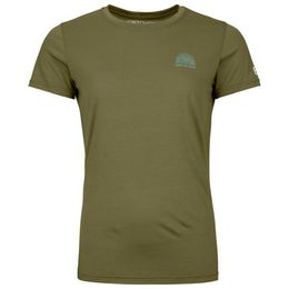Ortovox - Women's 120 Cool Tec Mountain Stripe T-Shirt - Merinoshirt Gr XS oliv