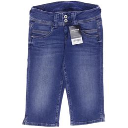 Pepe Jeans Damen Shorts, blau, Gr. 34