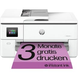 HP OfficeJet Pro 9720e A3 Multifunktionsdrucker, (Bluetooth, LAN (Ethernet), WLAN (Wi-Fi), 3 Monate gratis Drucken mit HP Instant Ink inklusive), weiß