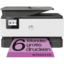 HP OfficeJet Pro 9010e Multifunktionsdrucker, (LAN (Ethernet), WLAN (Wi-Fi), 6 Monate gratis Drucken mit HP Instant Ink inklusive), schwarz|weiß