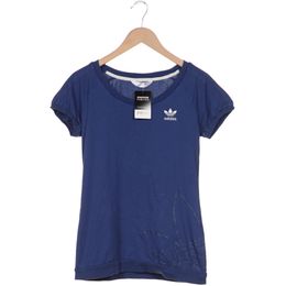 adidas originals Damen T-Shirt, blau, Gr. 38