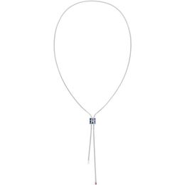 Tommy Hilfiger Kette mit Anhänger SS24 BARREL, 2780884, 2780886, mit Emaille, blau