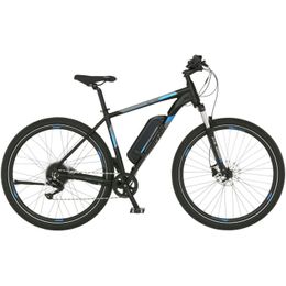 FISCHER BIKE FISCHER Fahrrad E-Bike MONTIS EM 1726 422, 10 Gang, Kettenschaltung, Heckmotor, 418 Wh Akku, schwarz