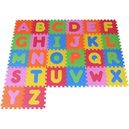 KNORRTOYS® Puzzle Alphabet, 26 Puzzleteile, Puzzlematte, Bodenpuzzle, bunt