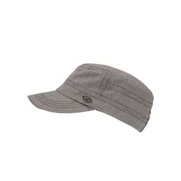 Chillouts Army Cap mit Aufnäher, grau|schwarz|weiß