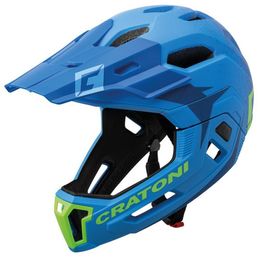 Cratoni Bike Cross Helm MTB-Fahrradhelm C-Maniac 2.0 MX, blau