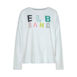 ELBSAND Sweatshirt Damen Gr&ouml;&szlig;e XL gr&uuml;n / apfel / rosa / wei&szlig;
