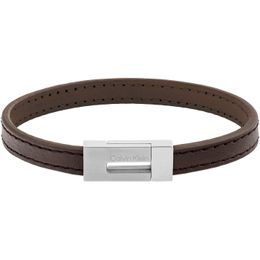 Calvin Klein Lederarmband CK EXPOSED, 35100020, 35100021, braun