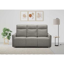 Dorel Home 3-Sitzer Lugo, Kinosofa mit Reclinerfunktion in Kunstleder und Webstoff, mit manueller Relaxfunktion in 2 Sitzen, grün