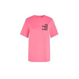 O`Neill O'NEILL T-Shirt 'Future Surf Society' Damen Gr&ouml;&szlig;e L pink / schwarz