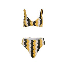 O`Neill O'NEILL Bikini 'Haley' Damen Gr&ouml;&szlig;e XL ecru / dunkelgelb / schwarz