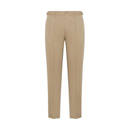 Boggi Milano Pleated Pants male Beige size 44