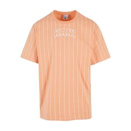 Karl Kani T-Shirt Herren Gr&ouml;&szlig;e XS apricot / wei&szlig;