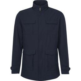 Bugatti Fieldjacket, Stehkragen, Brusttaschen, für Herren, blau, 54