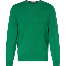 GALERIA Seide-Cashmere Pullover, Rundhals, für Herren, grün, XL