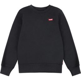 Levi's Levi's® Sweatshirt, Logo-Aufnäher, Rippbündchen, für Kinder, schwarz, 152