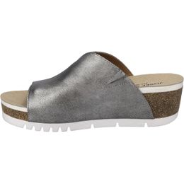 Josef Seibel® Pantoletten, Plateau, Leder, für Damen, silber, 38