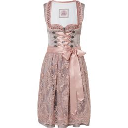 Marjo Dirndl, Spitze, Ornamente, für Damen, silber, 36