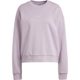 Adidas Sportswear Sweatshirt "All SZN", Rippbündchen, für Damen, lila, XS