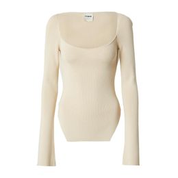 ABOUT YOU x Laura Giurcanu Pullover 'Car' Damen Gr&ouml;&szlig;e S beige
