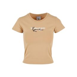 Karl Kani T-Shirt Damen Gr&ouml;&szlig;e S sand / schwarz / wei&szlig;