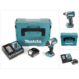 Makita Akku-Schlagschrauber DTD 153 RT1J 18 V Akku Brushless Schlagschrauber im Makpac + 1x BL 18