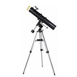 BRESSER Teleskop Spiegel Galaxia 114/900 EQ-Sky mit Smartphone Kamera Adapter