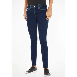 Calvin Klein Jeans Skinny-fit-Jeans MID RISE SKINNY, blau