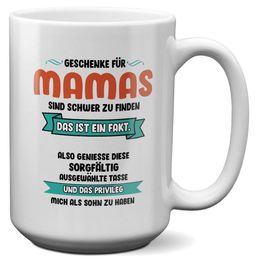 22Feels Tasse Mama Geschenk von Sohn Muttertag Geburtstag Mutter Weihnachten Frauen