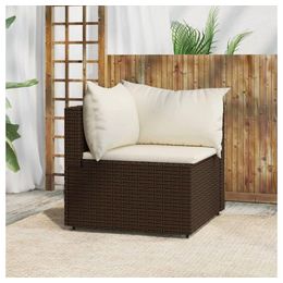 vidaXL Gartenlounge-Set, braun