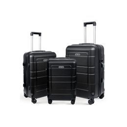 TAN.TOMI Business-Trolley Kofferset Hartschale Leicht Reisekoffer ABS+PC Erweiterbar Haltbar