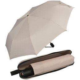Knirps® Taschenregenschirm mit Auf-Zu-Automatik im paktischen EVA Case