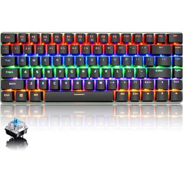 CROSS ZEBRA Regenbogen LED Hintergrundbeleuchtung Gaming-Tastatur (Anti-Ghosting-Technologie