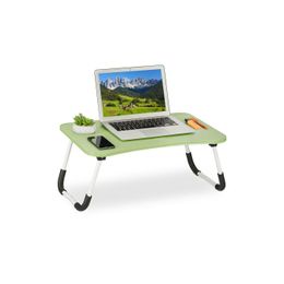 Relaxdays Laptoptisch Grüner Laptoptisch